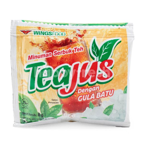 minuman teajus dengan gula batu 1 renteng isi 10 sachet | Lazada Indonesia