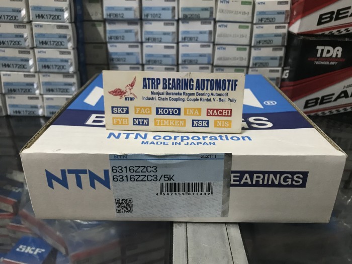 BALL BEARING 6316 ZZ C3 NTN JAPAN ORIGINAL | Lazada Indonesia