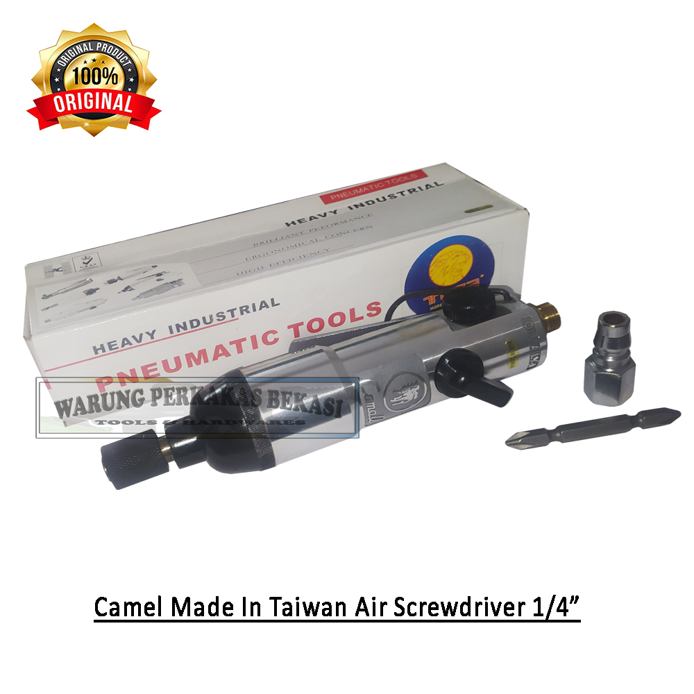 Tekiro 1/4" Air Impact Screwdriver Impek Obeng Angin 6mm 1/4 Inch alat ...