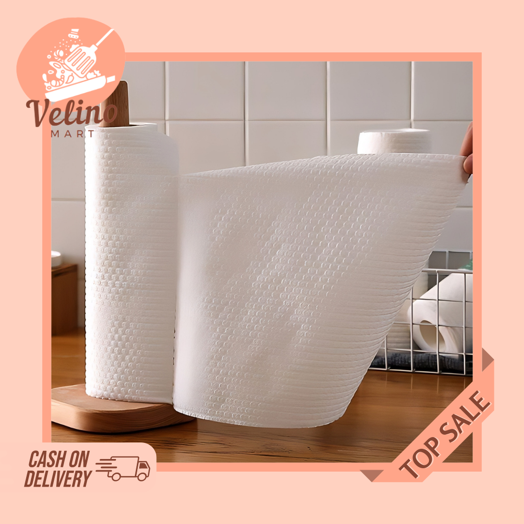 Kertas Tisu Gulung Dapur Serap Minyak / Reusable Paper Towel / Lap ...
