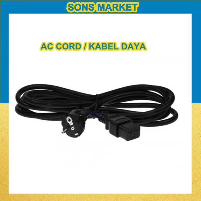 KABEL DAYA SPEAKER / KABEL AC CORD KOMPUTER KUAT DAN TAHAN 2 METER ...