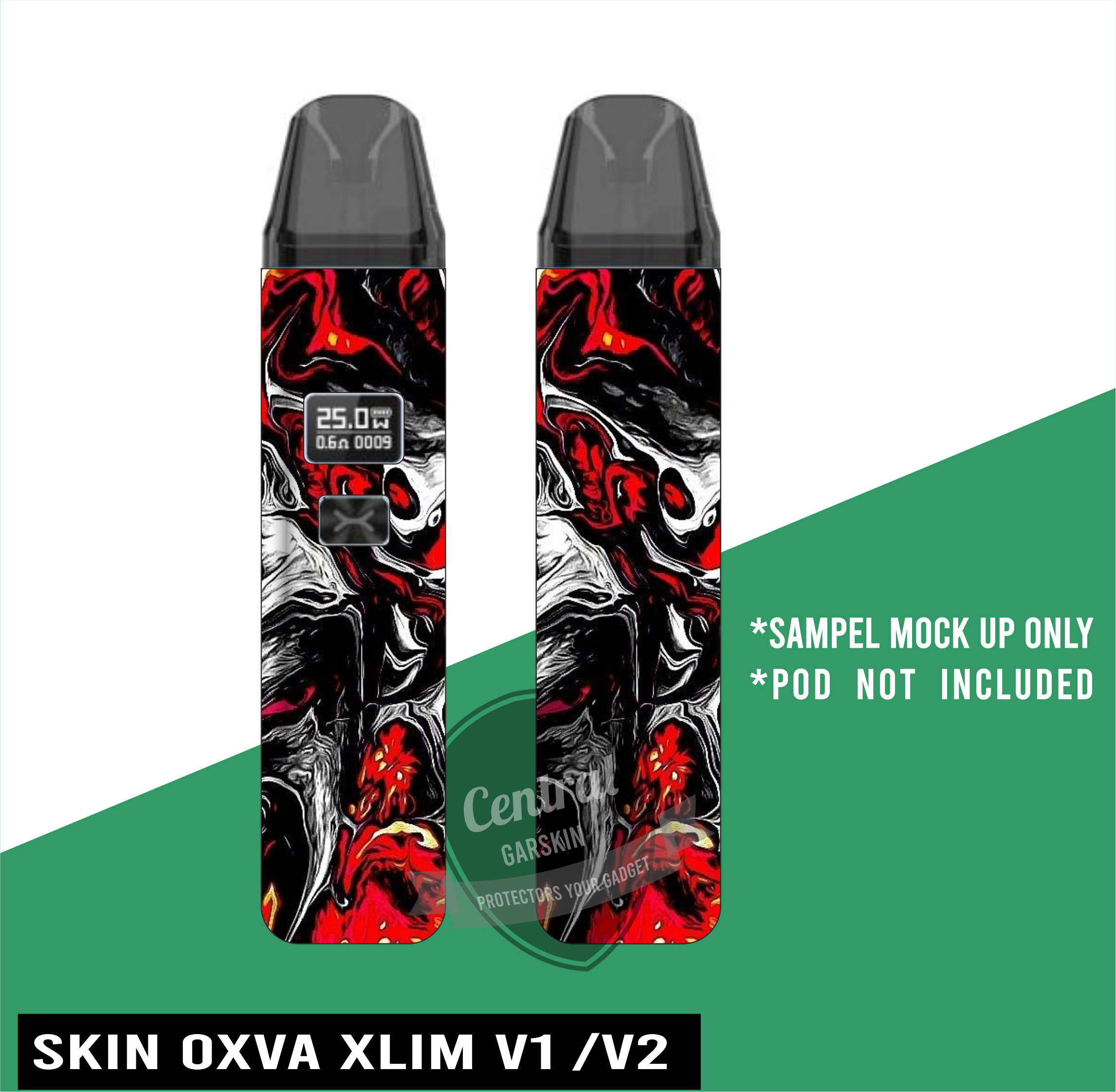 Garskin Skin OXVA XLIM v2 warp sticker RESIN RED | Lazada Indonesia