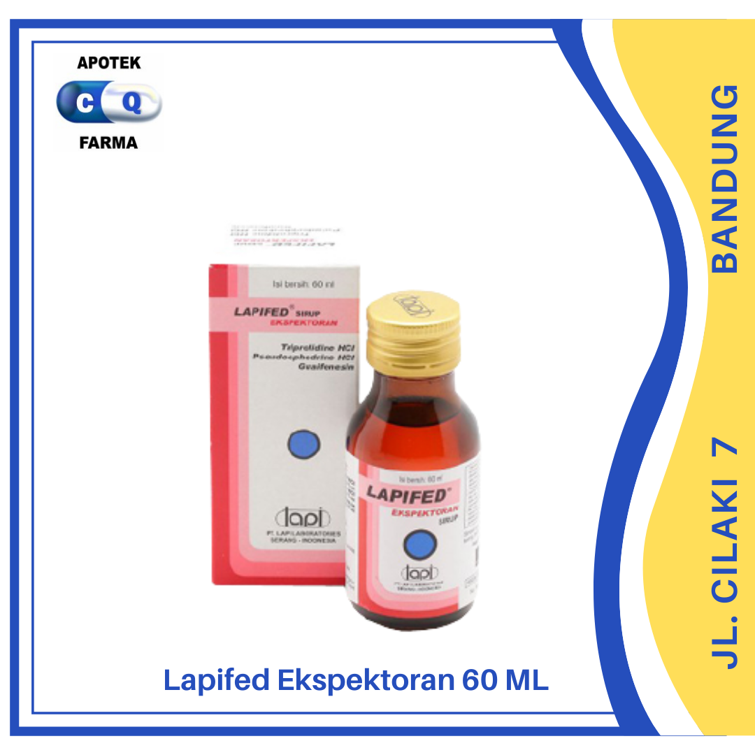 LAPIFED EKSPEKTORAN 60 ML | Lazada Indonesia