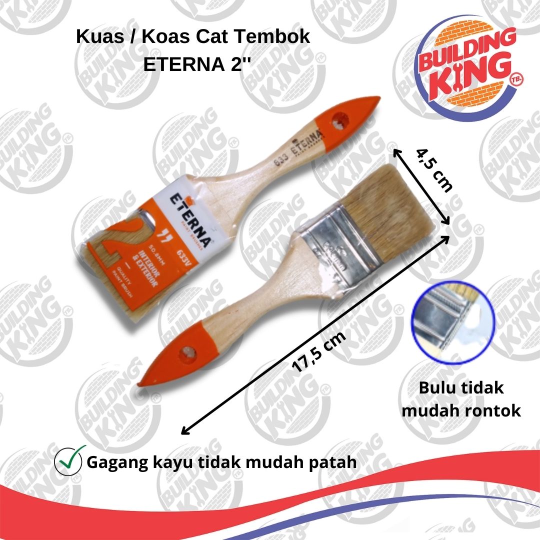 Kuas Koas Cat Tembok 2" ETERNA 633 2 Inch Kuwas 2Inch Paint Premium ...