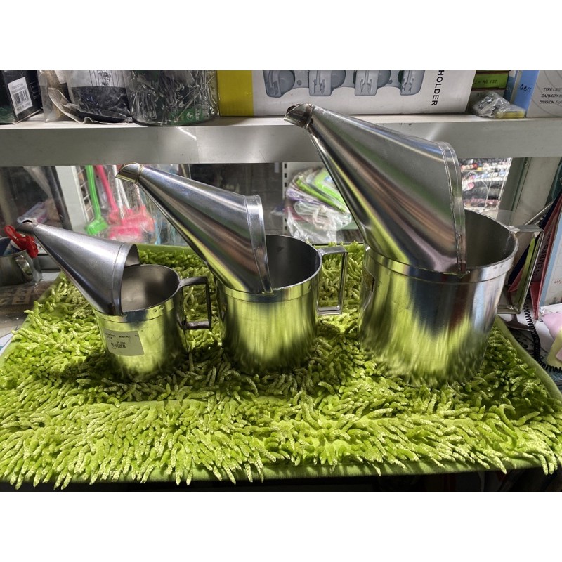 LITERAN CORONG 2 LITER LITERAN MINYAK CORONG LITERAN OLI CORONG SET ...