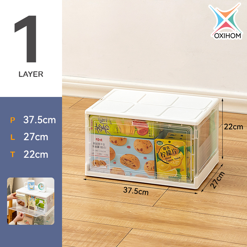 Oxihom Container Box Lipat Kotak Penyimpanan Folding Storage Box ...