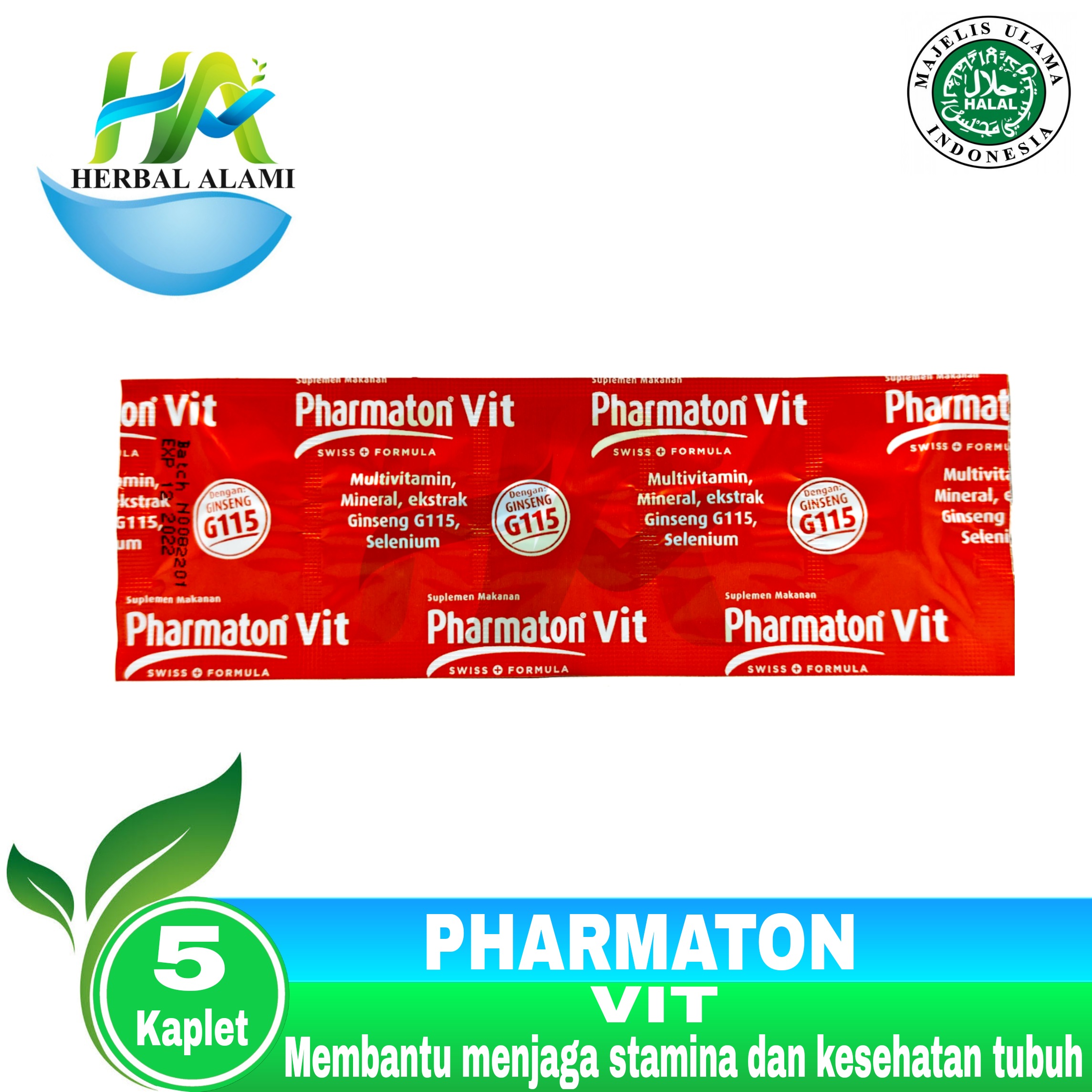 Pharmaton Vit Strip - Isi 5 Kaplet | Lazada Indonesia