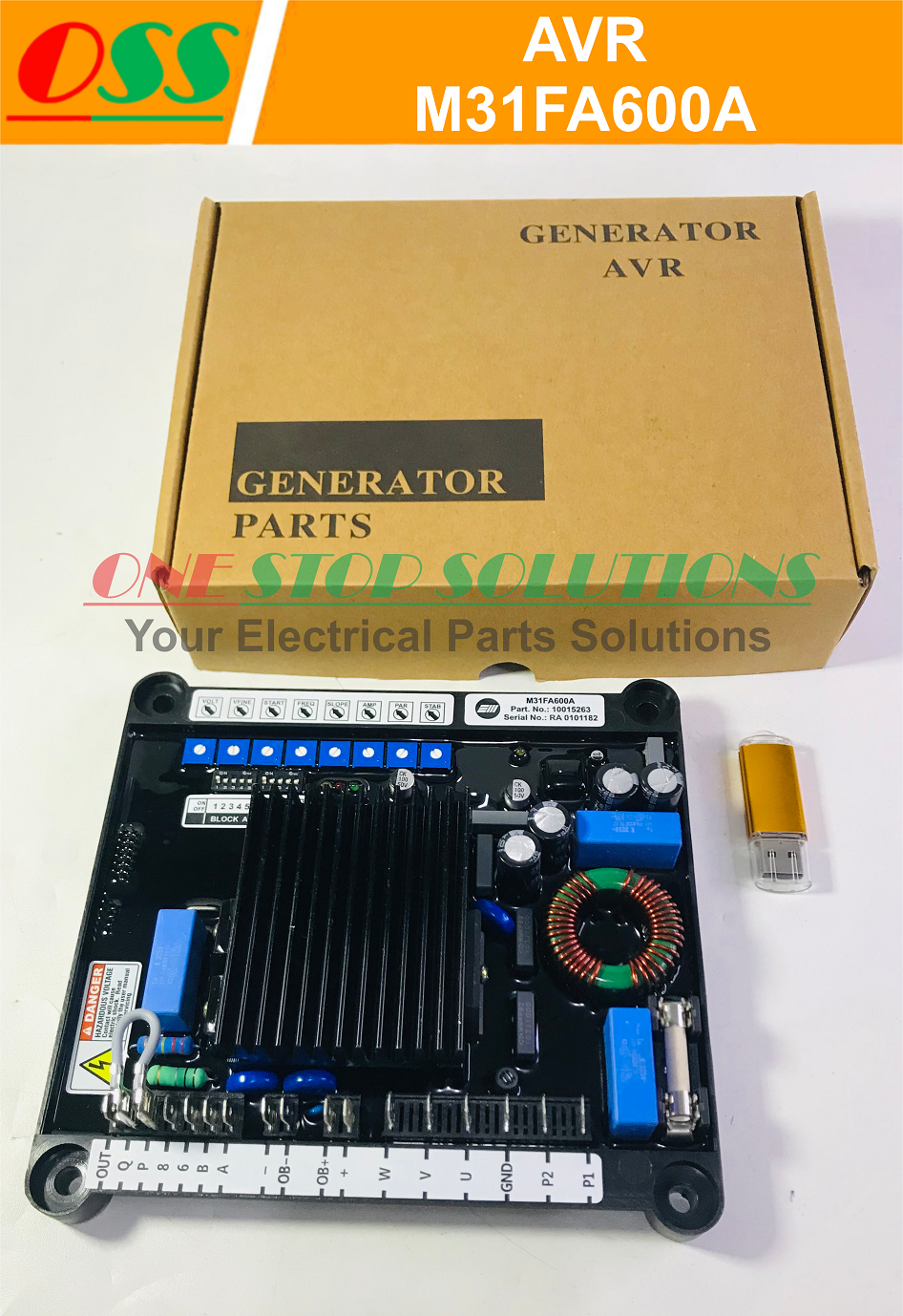 AVR GENERATOR M31FA600A MEC-20 OEM MARELLI AVR GENSET | Lazada Indonesia