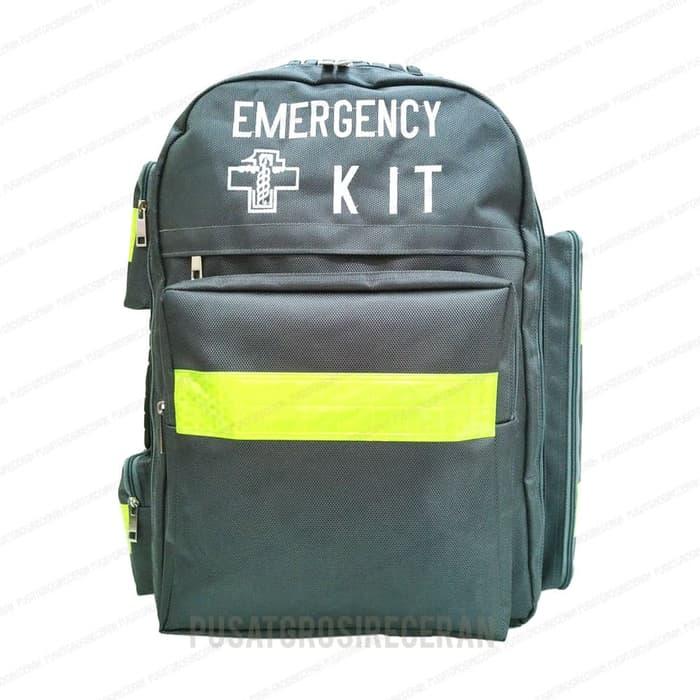Tas ransel emergency Tas Perlengkapan Medis First Aid Kit Bag Tas P3K ...