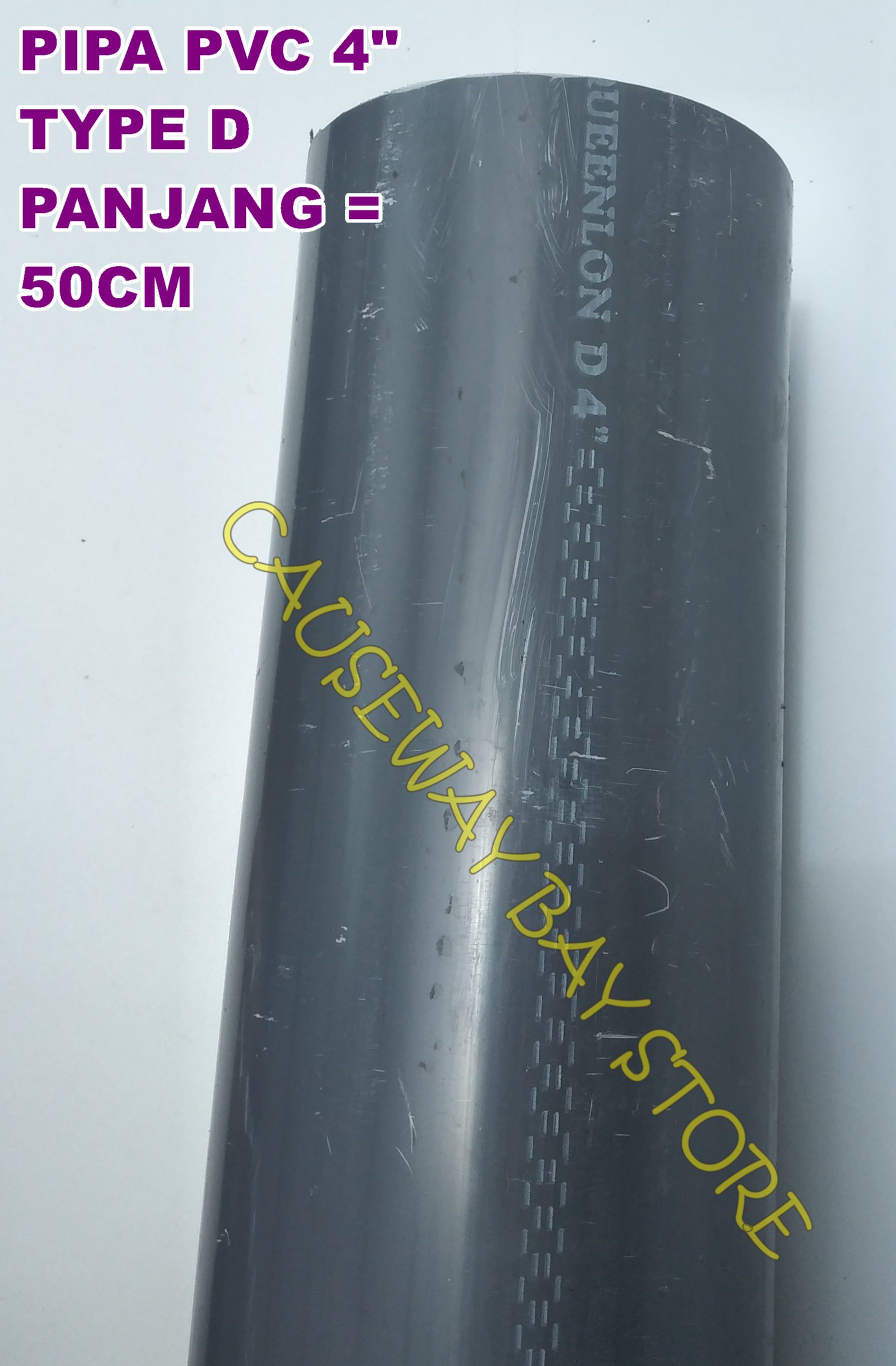 PIPA PVC 4 INCH TYPE D (PANJANG 50cm) | Lazada Indonesia