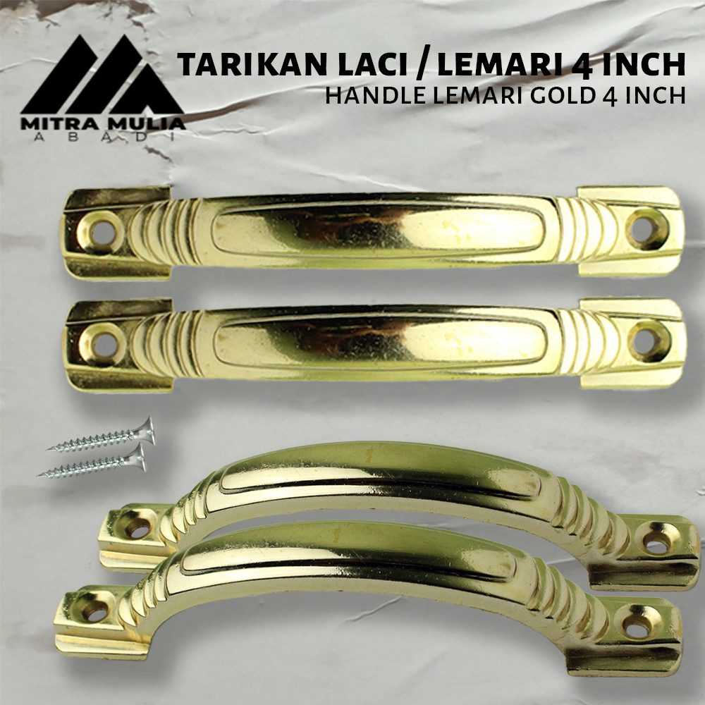 Tarikan Laci 4 Inci l Handle Lemari Gold 4" | Lazada Indonesia