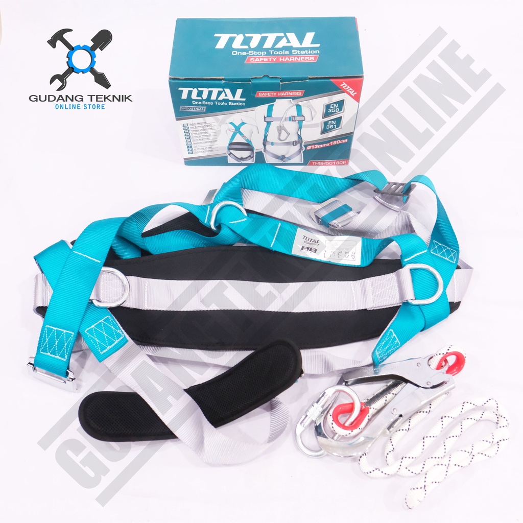 Safety Body Harness TOTAL THSH501806 / Tali Pengaman Harnes Bodi THSH ...