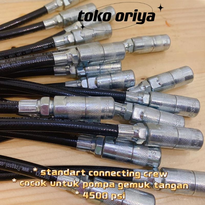 selang pompa gemuk tangan 500 cc / selang grease gun | Lazada Indonesia