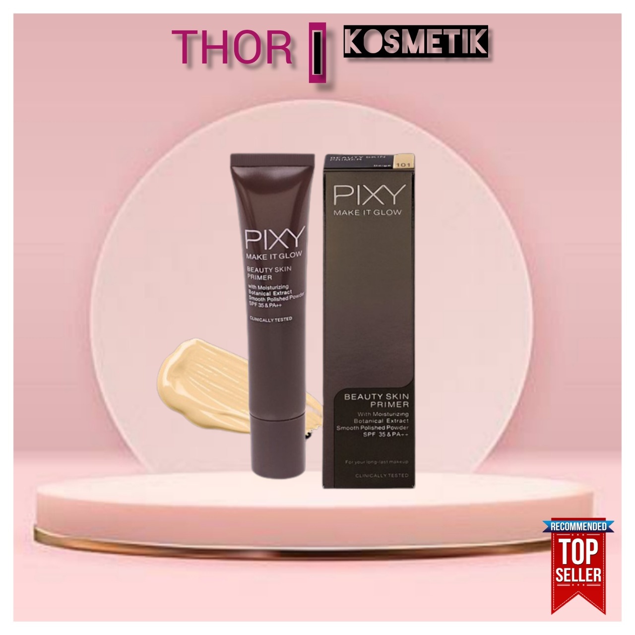 Pixy Make It Glow Beauty Skin Primer 25ml NO. 101 BEIGE | Lazada Indonesia