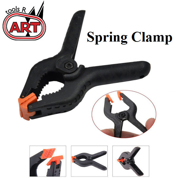 Spring Clamp 2" 3" 4" 6" 9" - Klem Penjepit Kayu - Klip Jepit ...