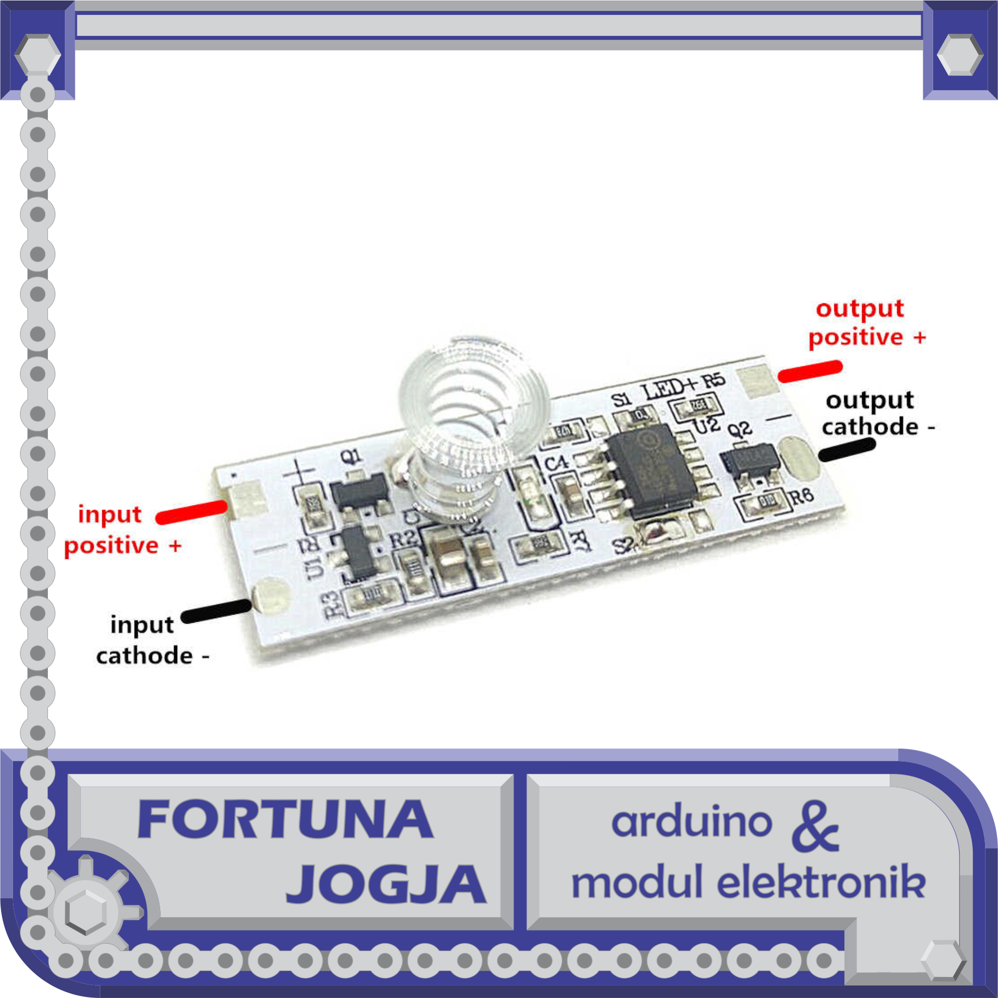 Saklar Lampu LED Strip 3V - 24V DC 3A dengan Sensor Sentuh Tangan ...