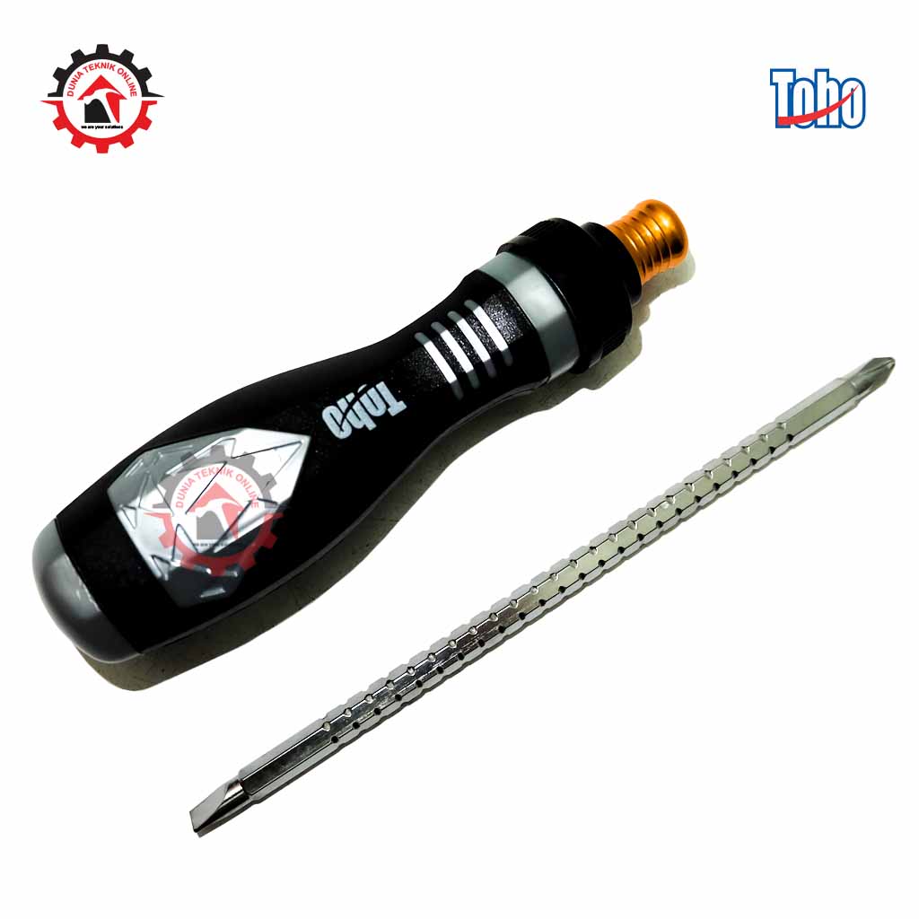 Obeng Rachet Bolak Balik TOHO / Dual Ratchet Screwdriver TOHO | Lazada ...