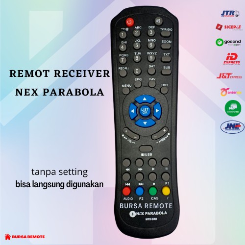 Remote Receiver All Nex Parabola / Matrix Burger S2 Siap Pakai Tanpa ...