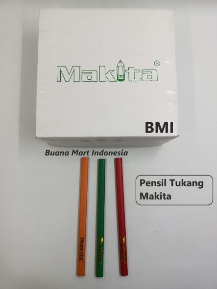 Pensil Tukang Kayu MAKITA | Pensil Tukang Bangunan | Carpenter Pencil ...
