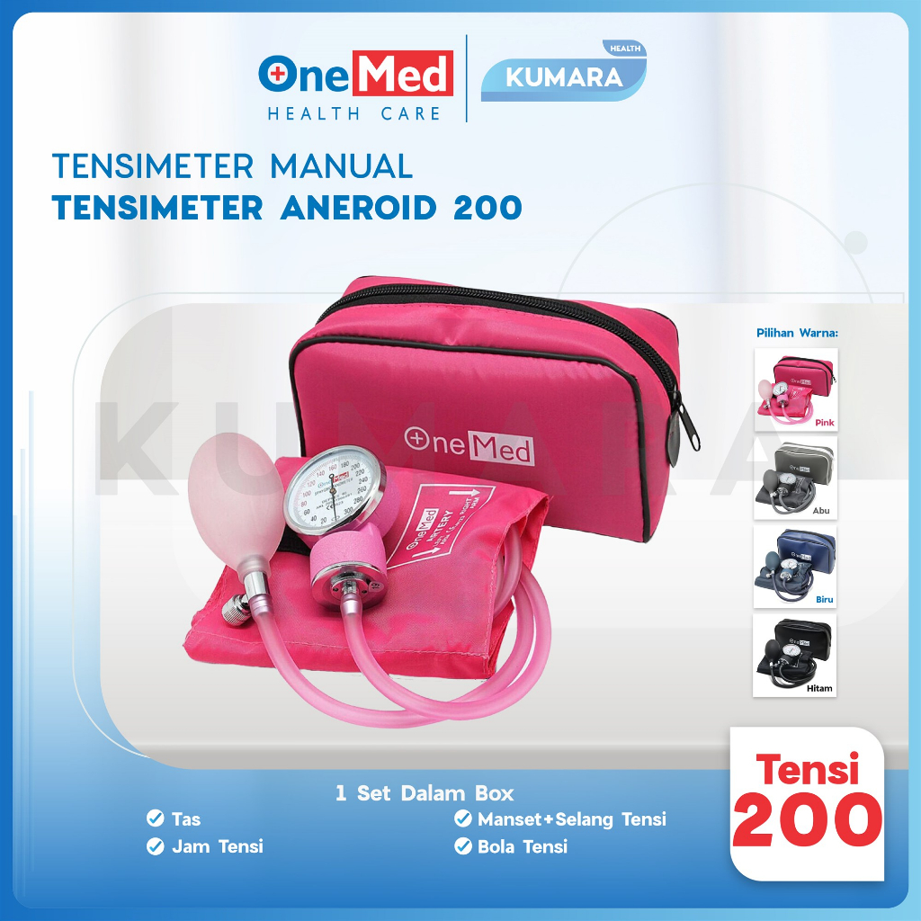 ONEMED -Tensimeter Aneroid 200 / Tensimeter Manual | Lazada Indonesia