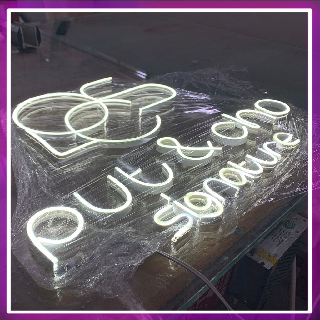 Neon Flex Design Custom Ukuran 20x60cm | Lazada Indonesia