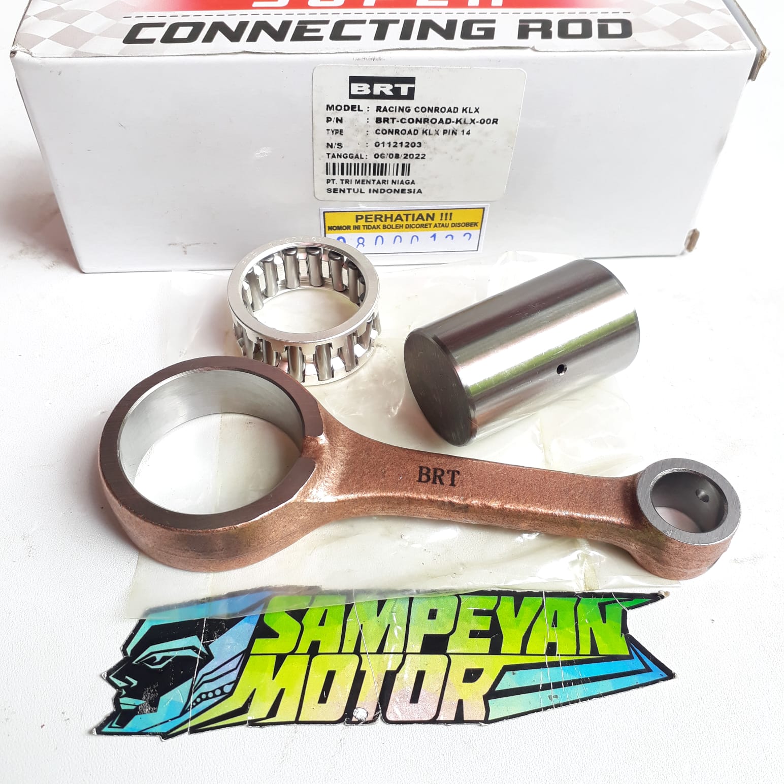 Stang Piston Batang Piston Super Conecting Rodkit Kawasaki KLX 150 ...