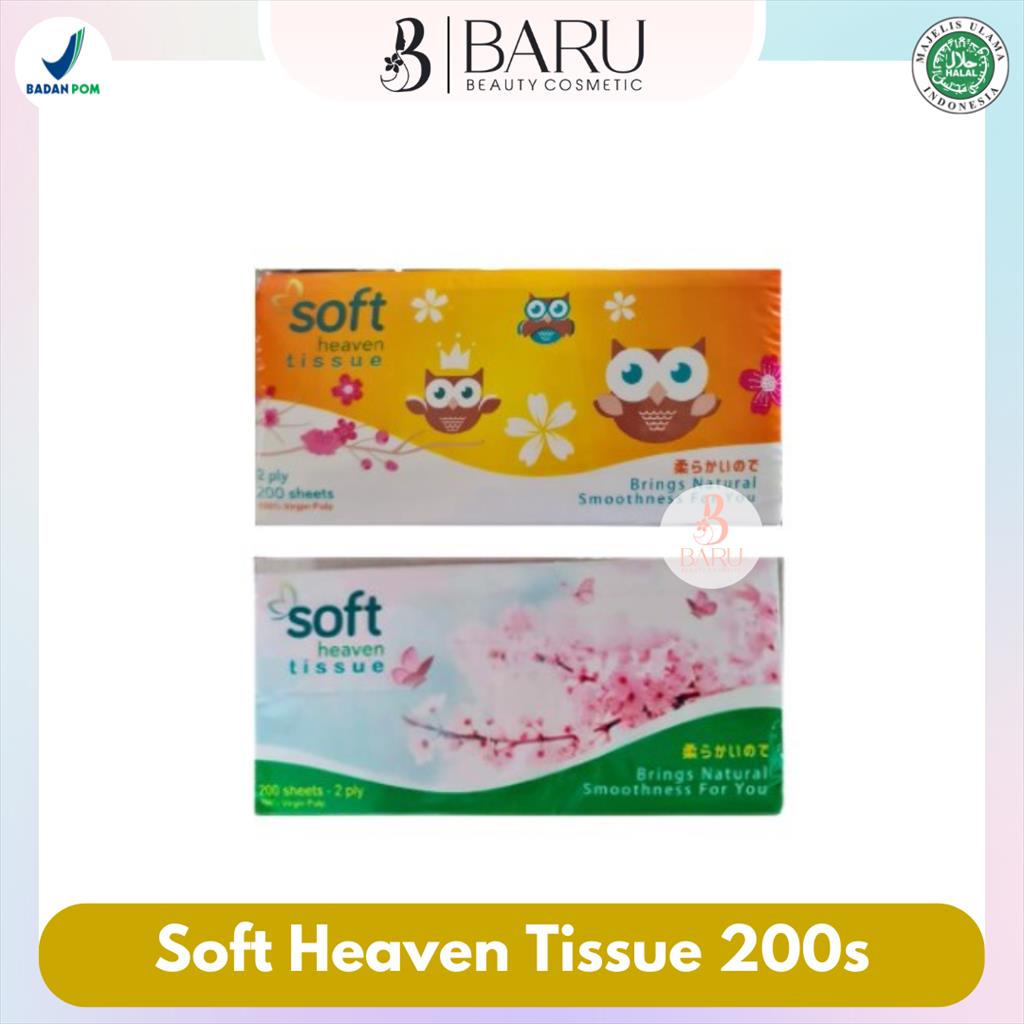 TISSUE Soft Heaven 200s | Tisu Wajah | Facial Tissue | Tissue Premium ...