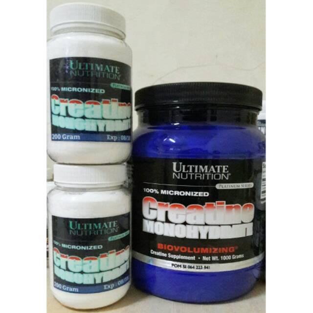 Suplemen Fitnes Ultimate Creatine Ecer - Powder Isi 200gram | Lazada ...