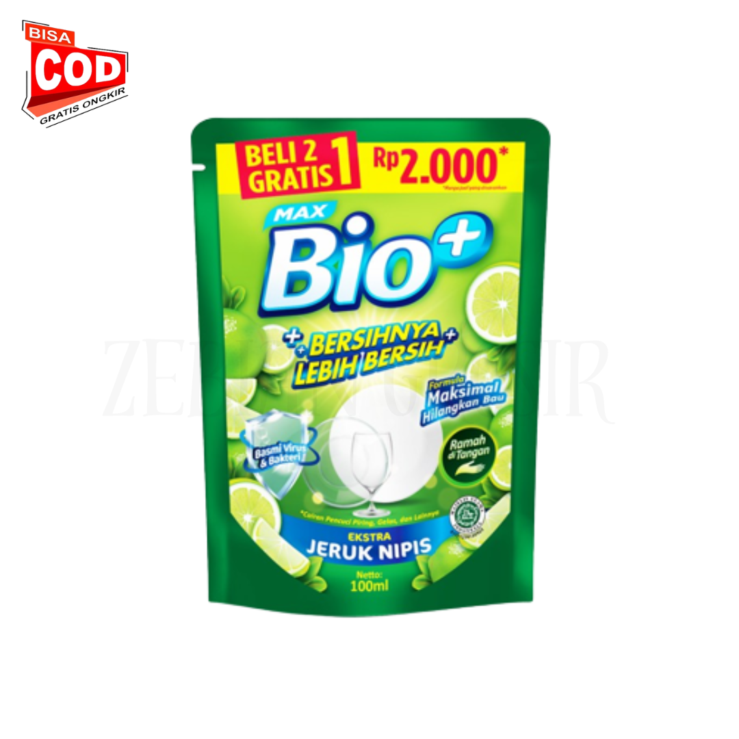 MAX BIO PLUS / SABUN CUCI PIRING 100ML | Lazada Indonesia