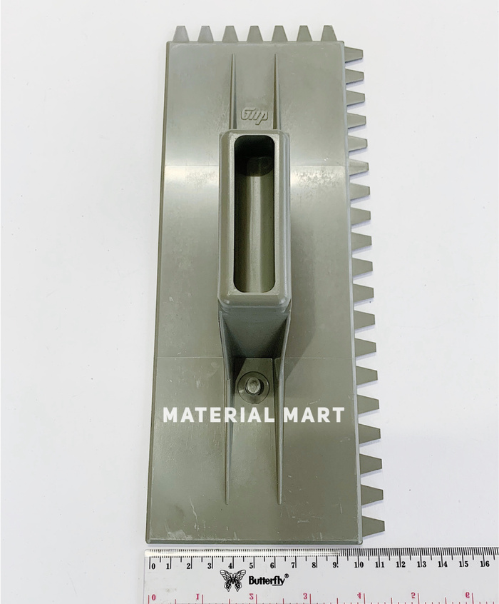 Roskam PVC Gerigi Gagang Kayu | Raskam GiGi Plastik Sendok Acian Semen ...