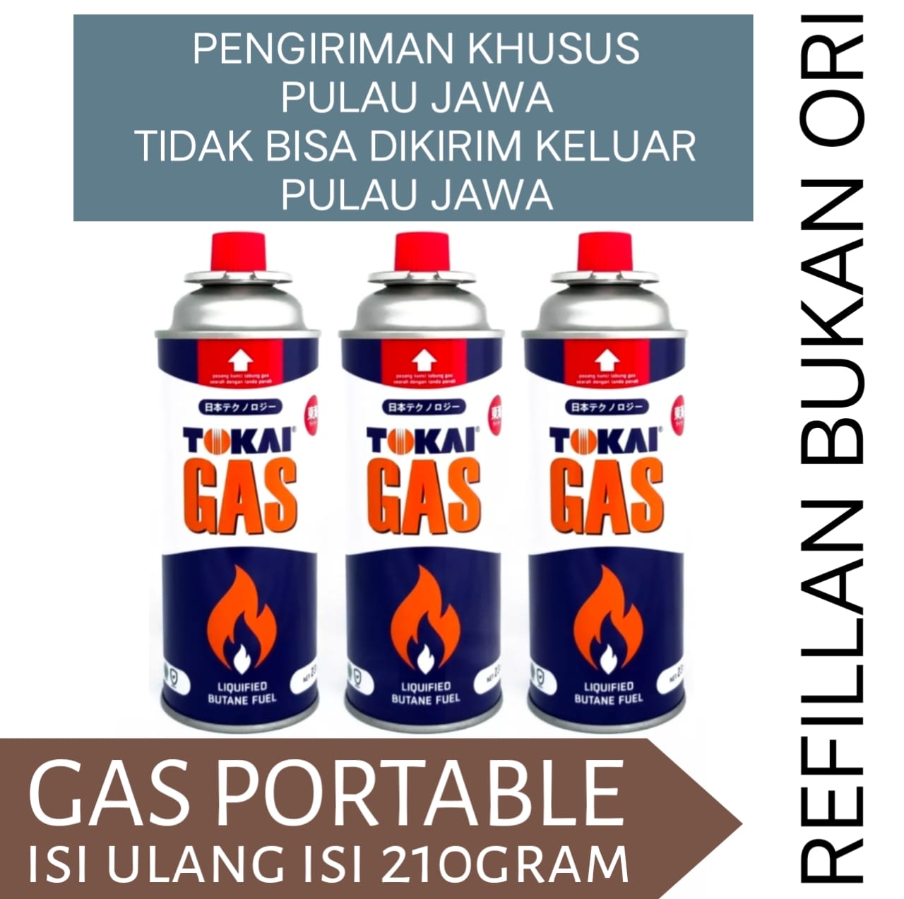 3 Pcs Gas Portable REFILL//kaleng//tabung gas PORTABLE | Lazada Indonesia