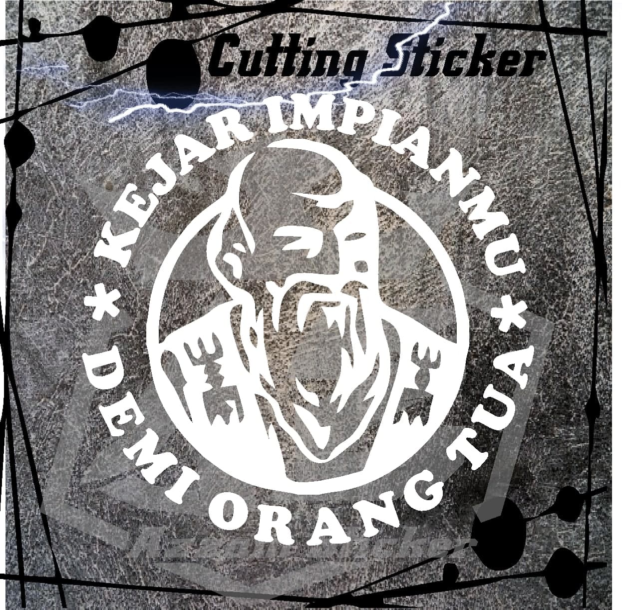 STICKER KATA KATA KEJAR IMPIANMU/CUSTOM CUTTING KATABODY MOBIL TRUCK ...