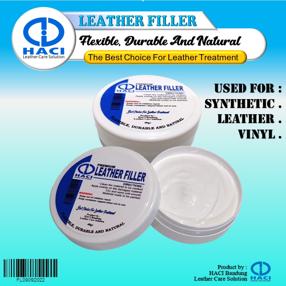 HACI Leater Filler / Dempul Kulit Untuk Tas , Jok Mobil , Jaket ...