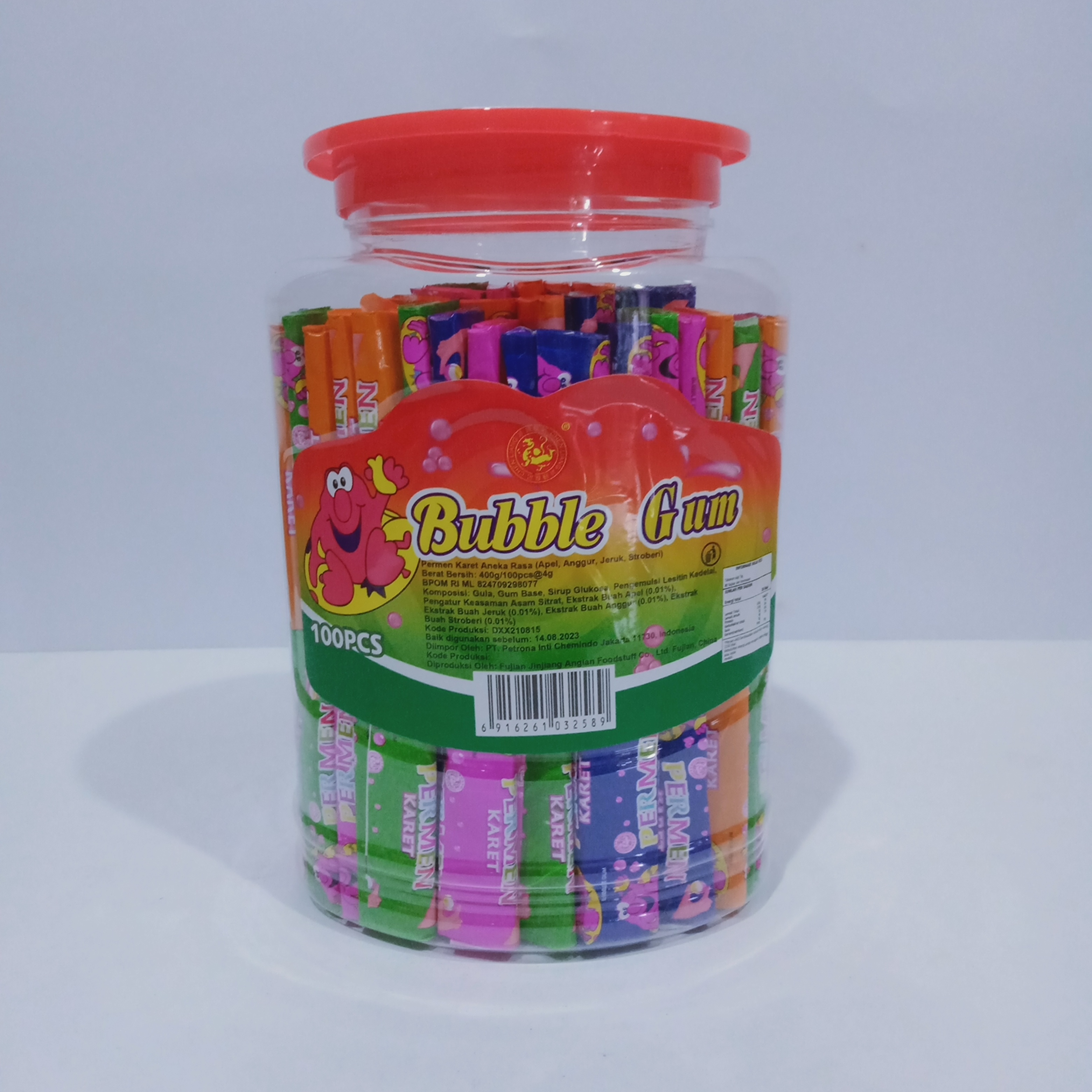 1 TOPLES PERMEN BUBBLE GUM 100 PCS / PERMEN TATTO | Lazada Indonesia