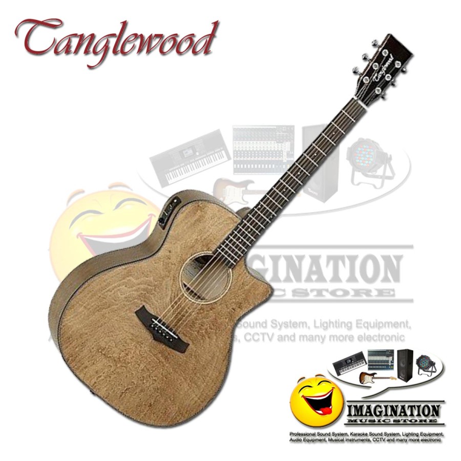 Tanglewood TVC X MP Evolution Exotic Cutaway Acoustic Electric Guitar ...