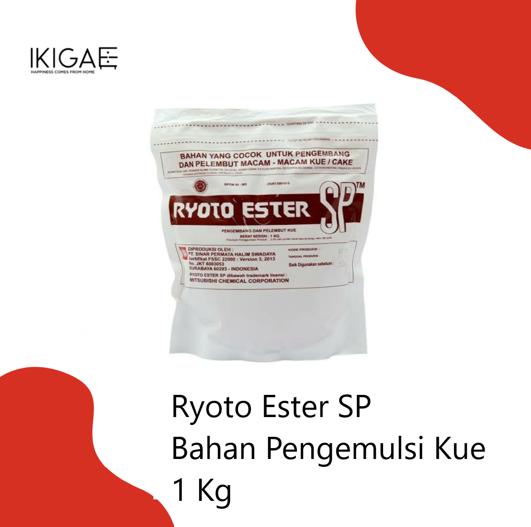 RYOTO ESTER SP / BAHAN PENGEMULSI MAKANAN/ KUE / CAKE | Lazada Indonesia