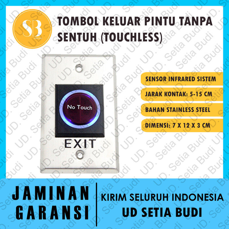 Tombol Keluar Tanpa Sentuh / Exit Button InfraRed Touchless | Lazada ...