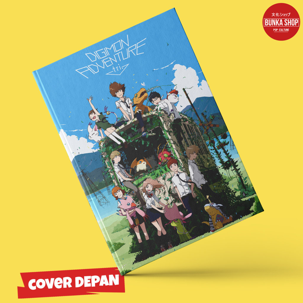Notebook Anime Digimon Adventure Tri Character Hardcover A5 Buku Tulis ...