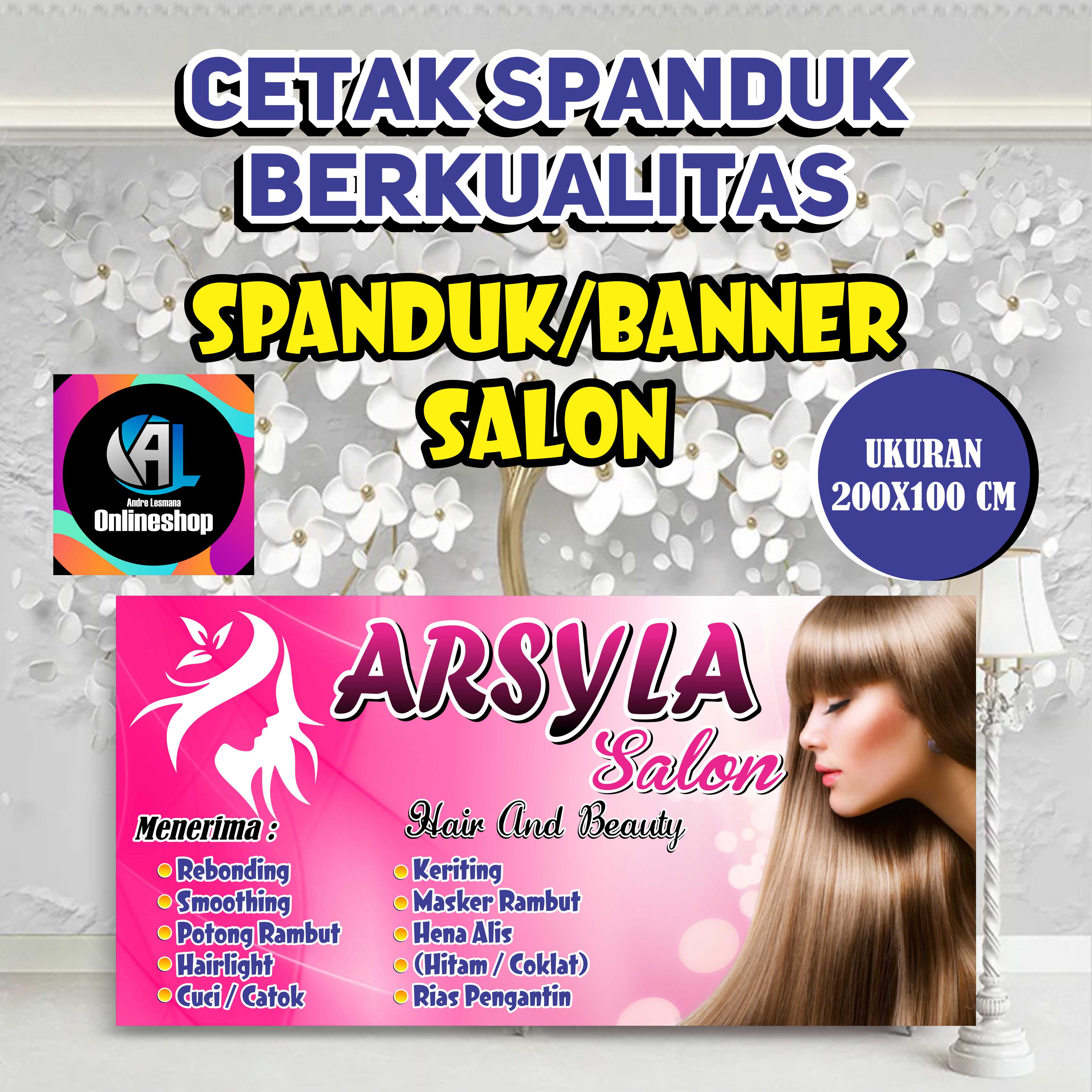 Spanduk, Banner Salon (Model A) | Lazada Indonesia