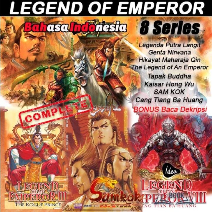 Komik Digital Legend Of Emperor by Tony Wong Lengkap eBOOK | Lazada Indonesia