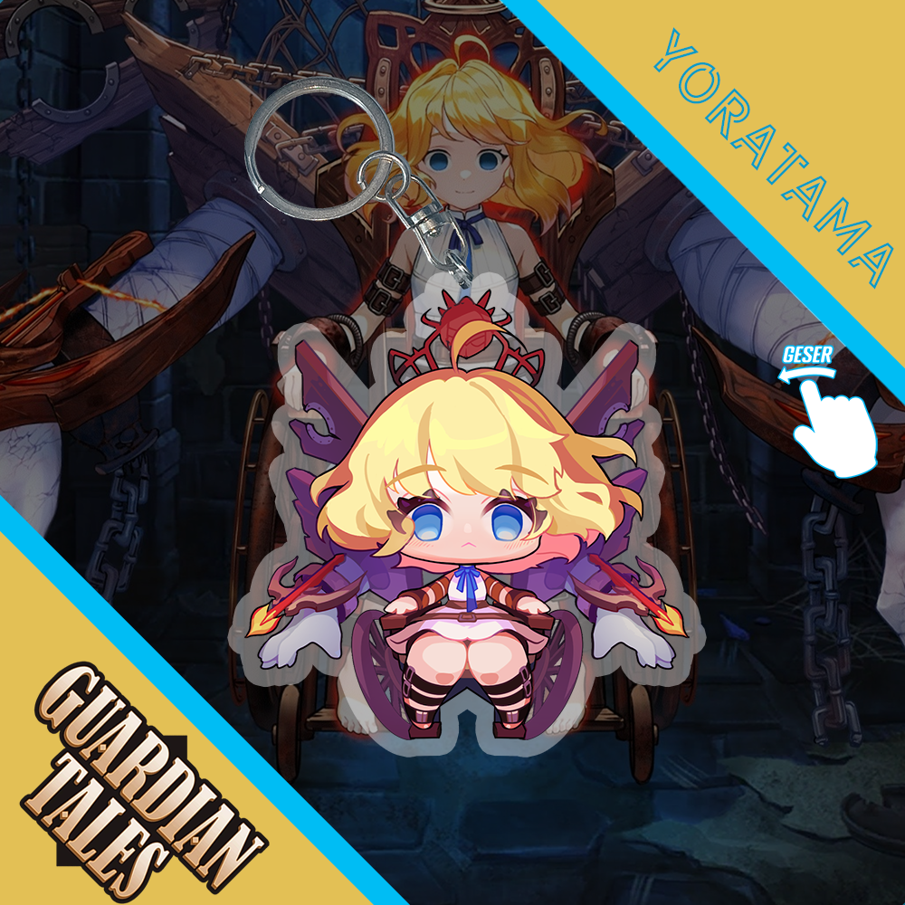 Gantungan Kunci Clara Guardian Tales, Keychain Anime Lucu | Lazada ...