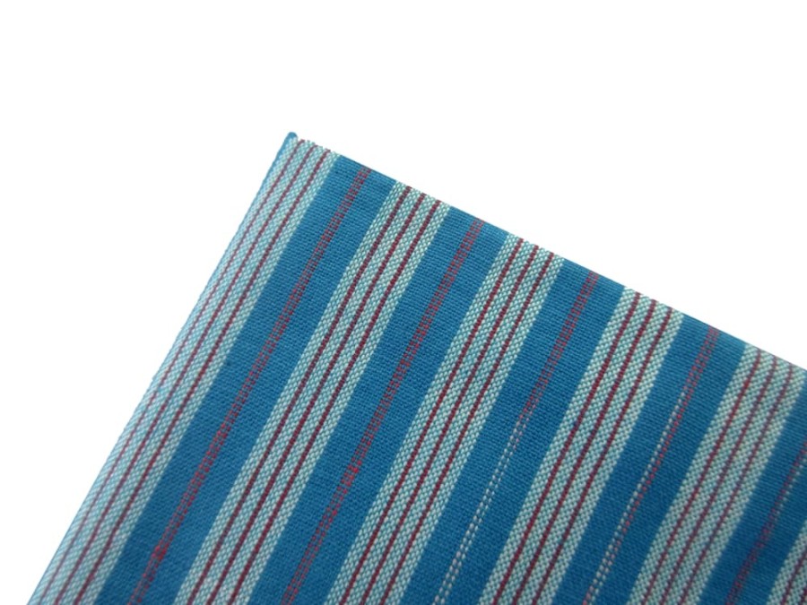 Kain Lurik Biru Muda List Merah Putih | Lazada Indonesia