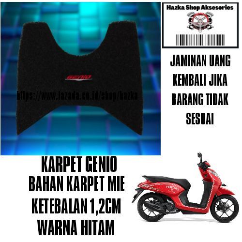Karpet tebal/karpet motor/karpet motor genio lama/genio baru/pijakan ...