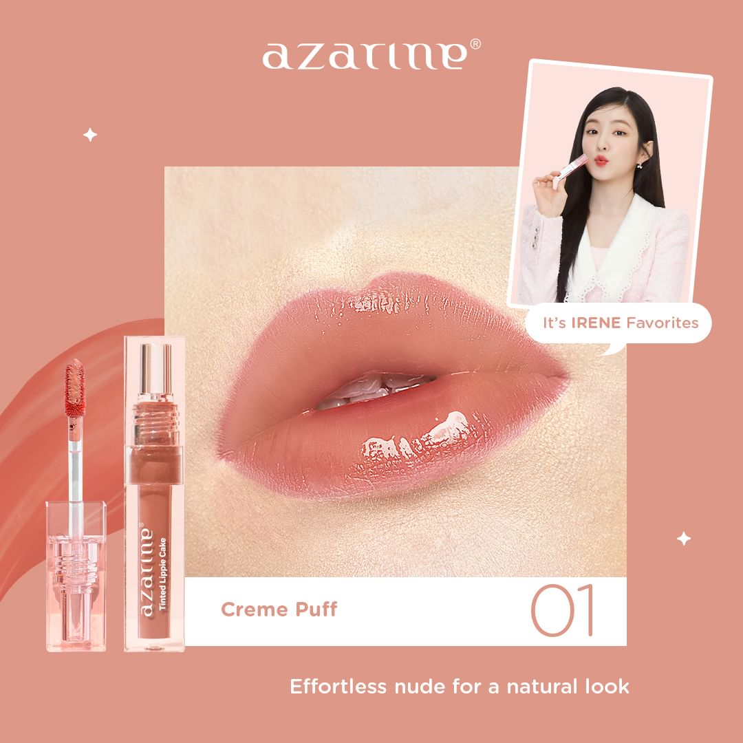 AZARINE X RED VELVET Tinted Lippie Cake Lip Tint 2.9ml - Lipstik AZARIN ...