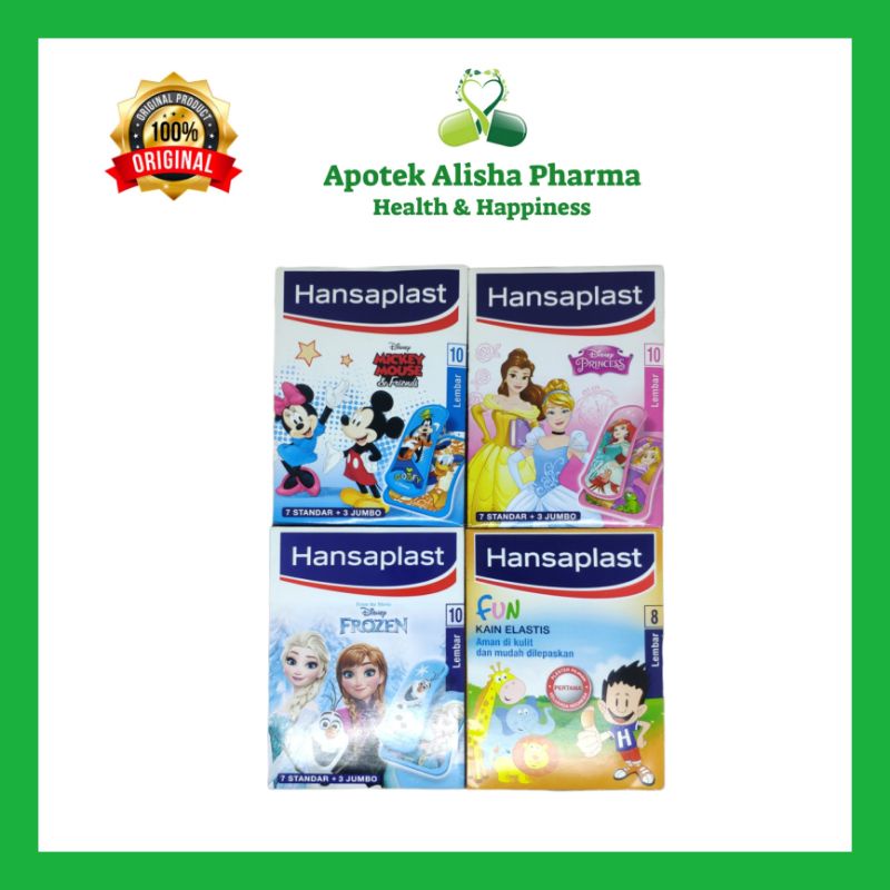 Hansaplast Plester Elastis Kids Fun Animal (Pack 6/10pcs) | Lazada ...