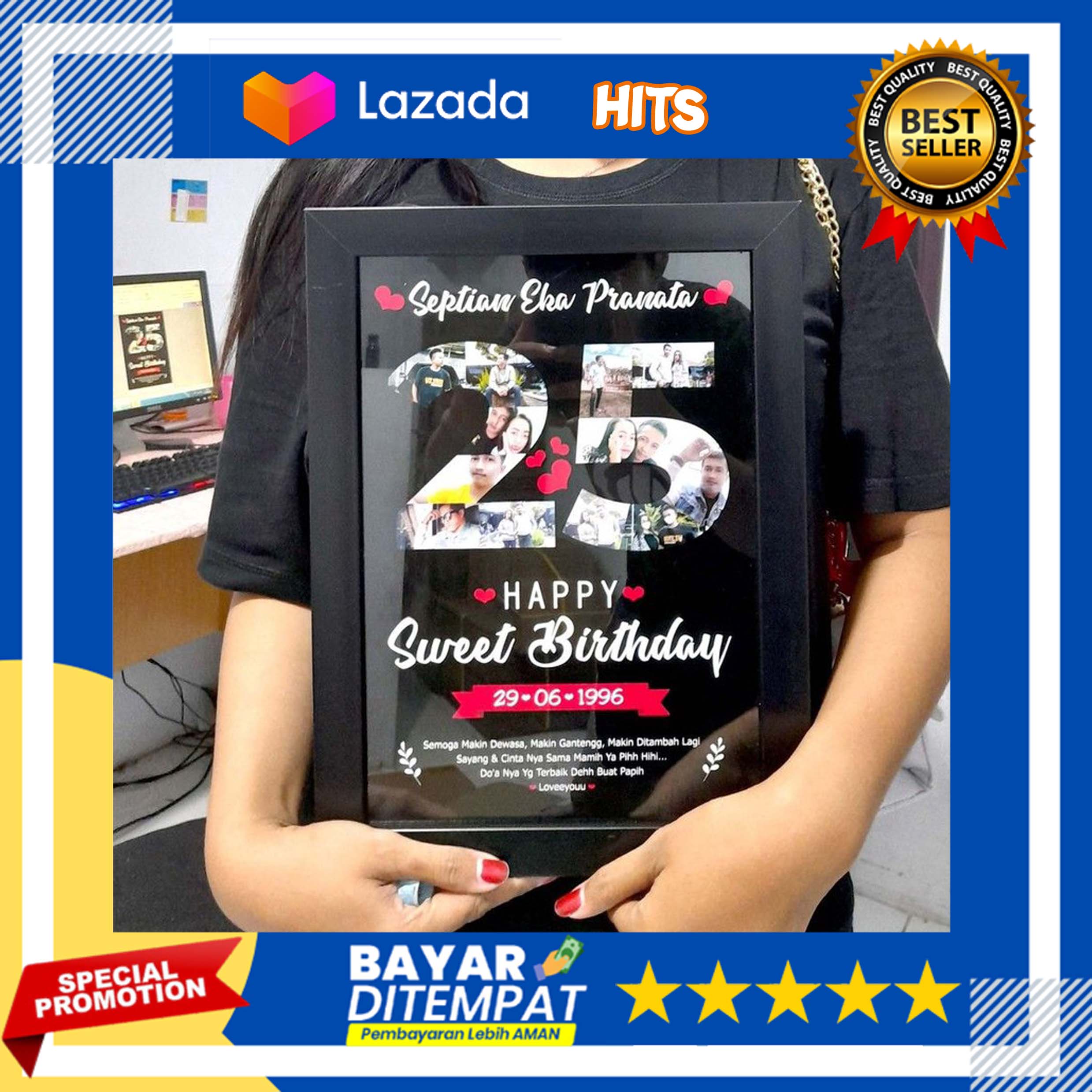 Gift Foto Angka / Kado Ulang Tahun / Kado Anniversary / Kado Wisuda ...