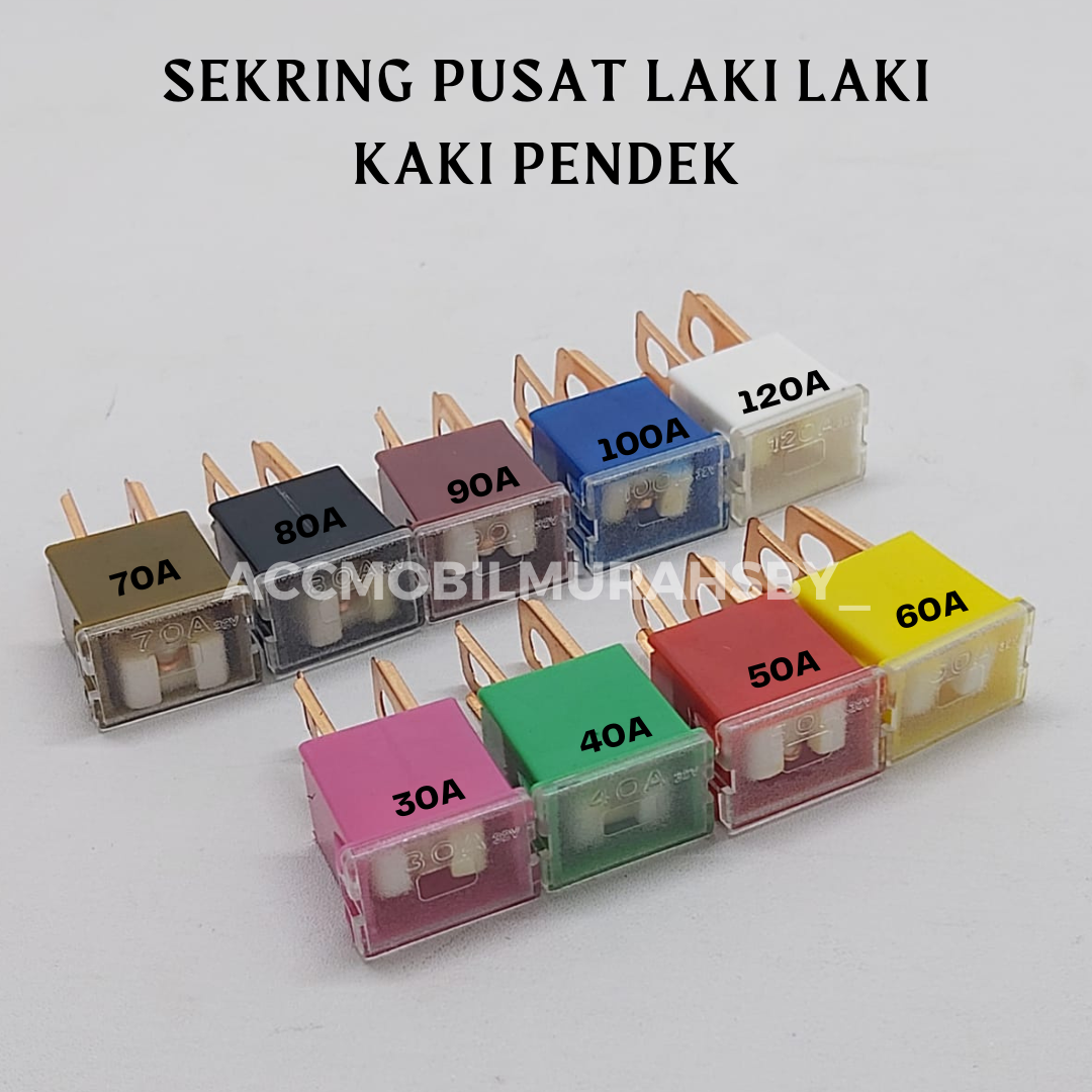 Fuse sekring pusat cowok/sekring utama laki kaki pendek 30A-120A ...