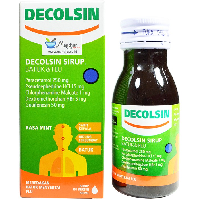 Decolsin Sirup 60 ml | Lazada Indonesia