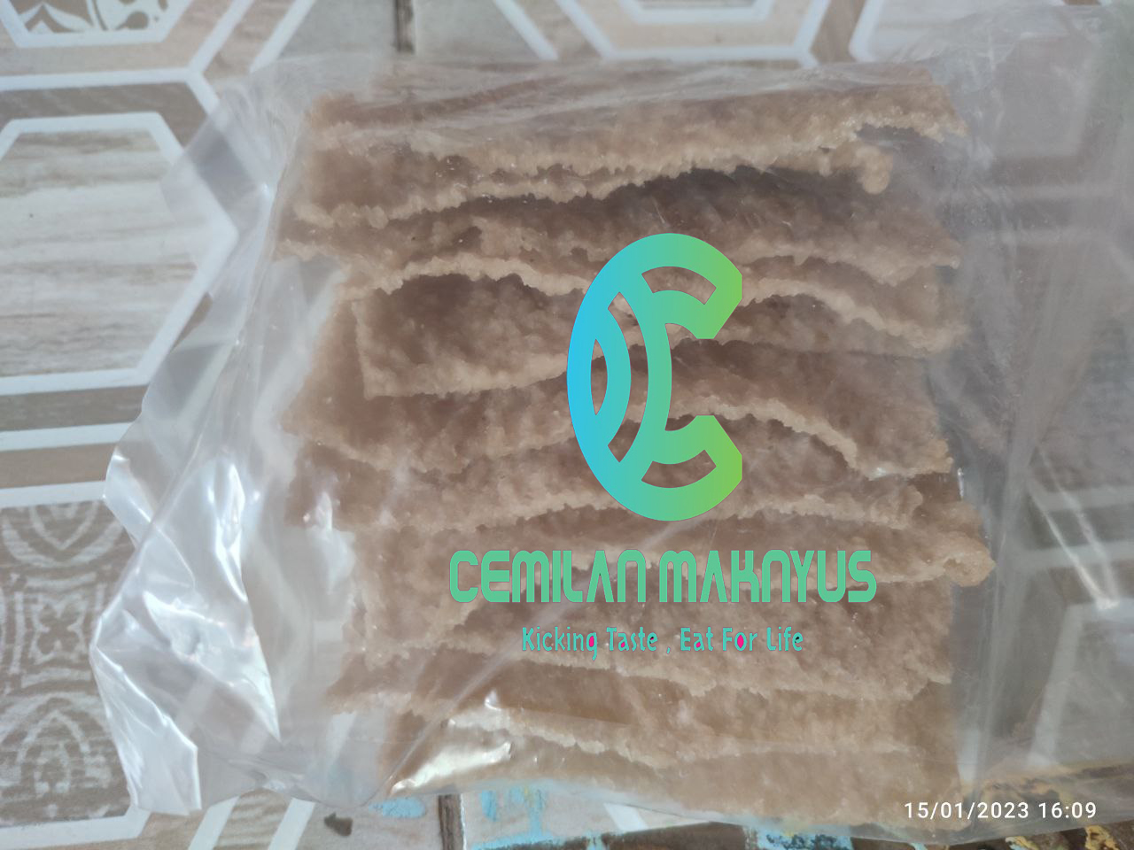 Kerupuk Gendar atau Kerupuk Puli renyah 125 gram mentah , digoreng ...