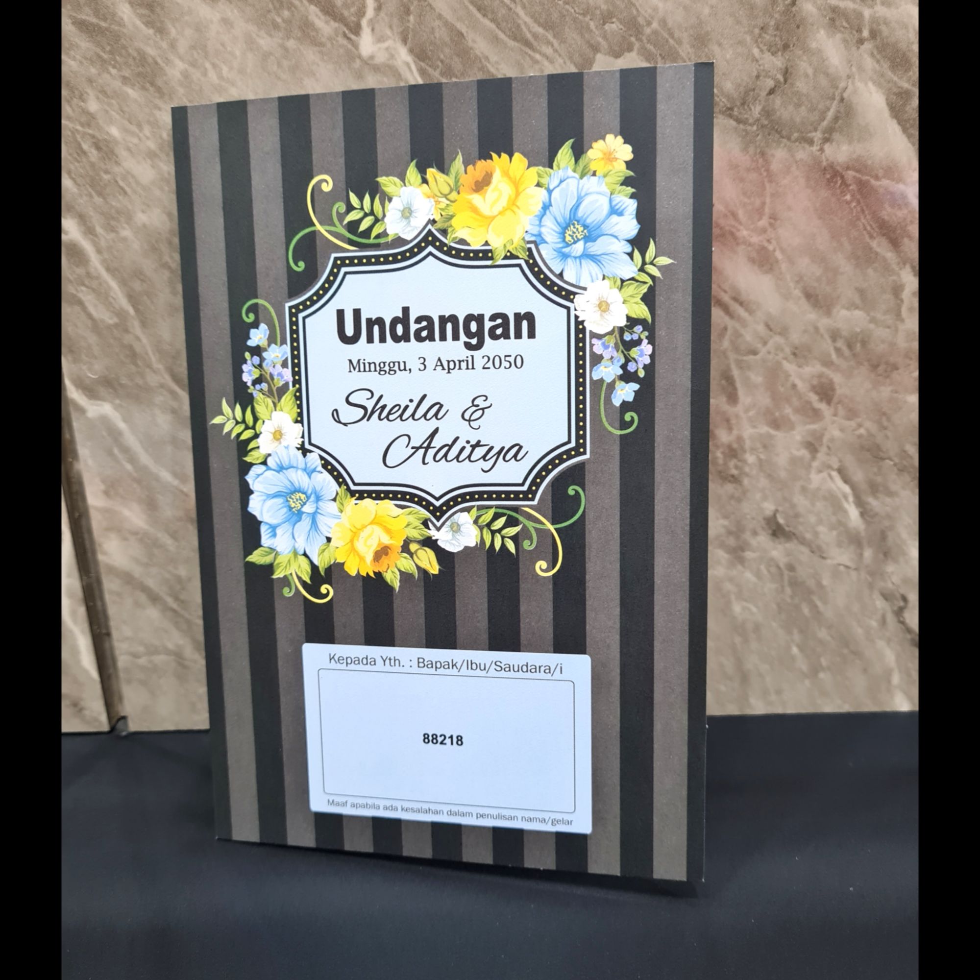 Blangko Undangan Erba 88218 (100 Lembar) | Lazada Indonesia